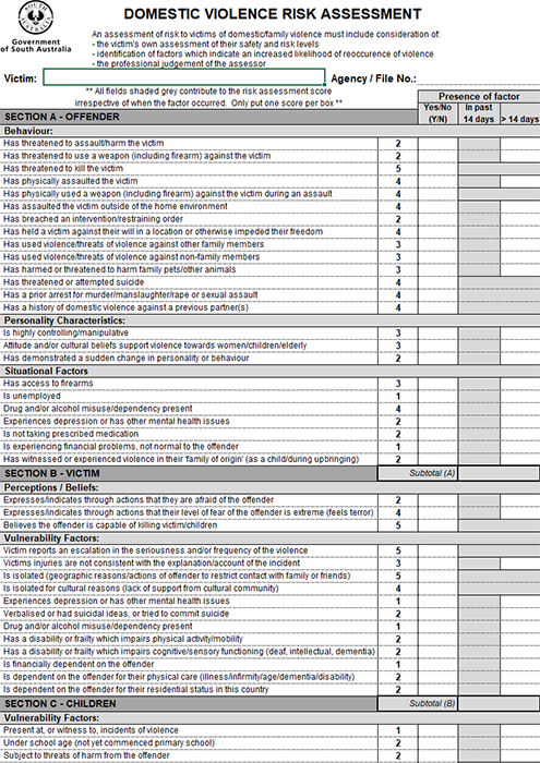Domestic or family abuse - Croker Edwards